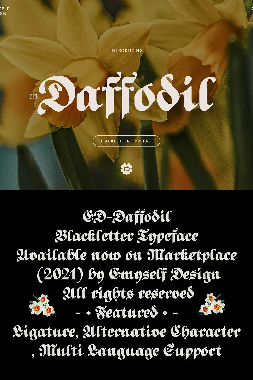 ED Daffodil Font - Typesite