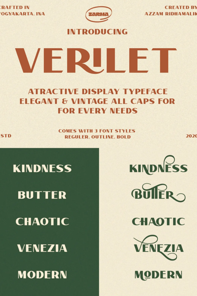 Verilet Font - Typesite
