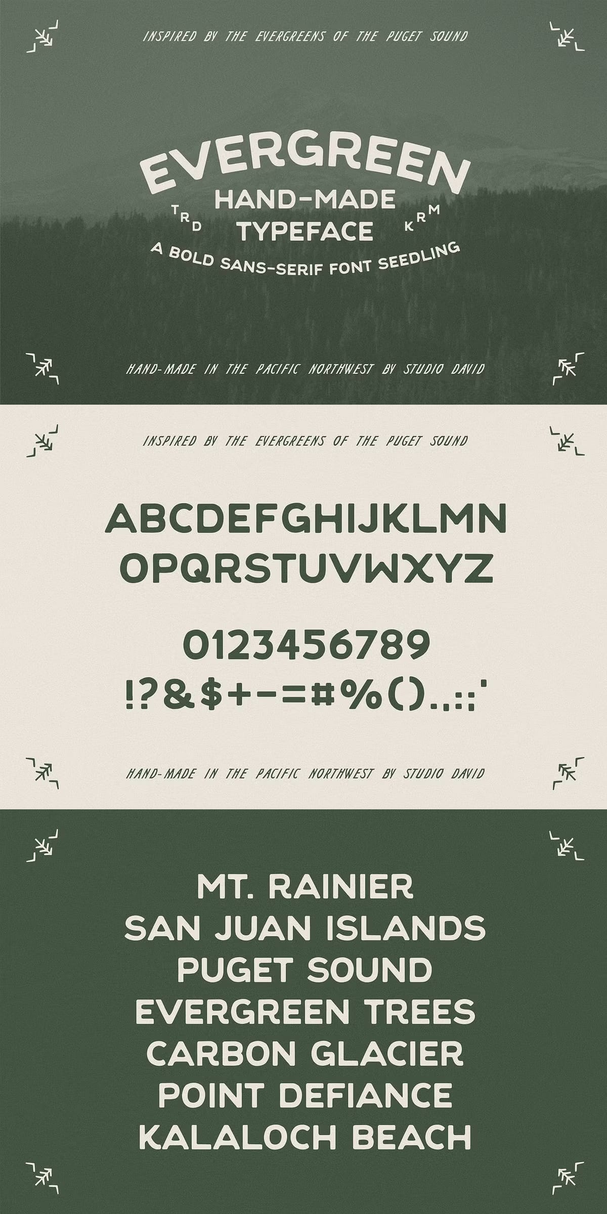 Evergreen Font - Typesite