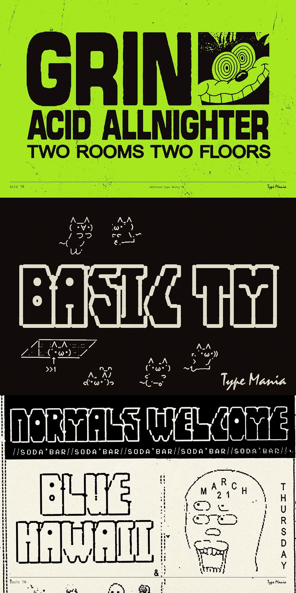 10-in-1 Type Mania Font Bundle! - Typesite