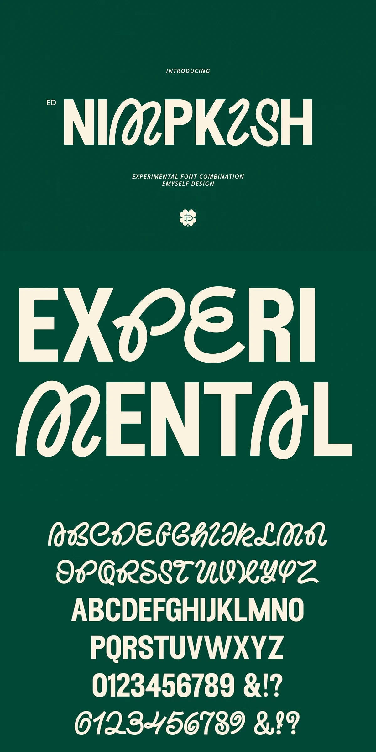 ED Nimpkish - Combination Typeface - Typesite