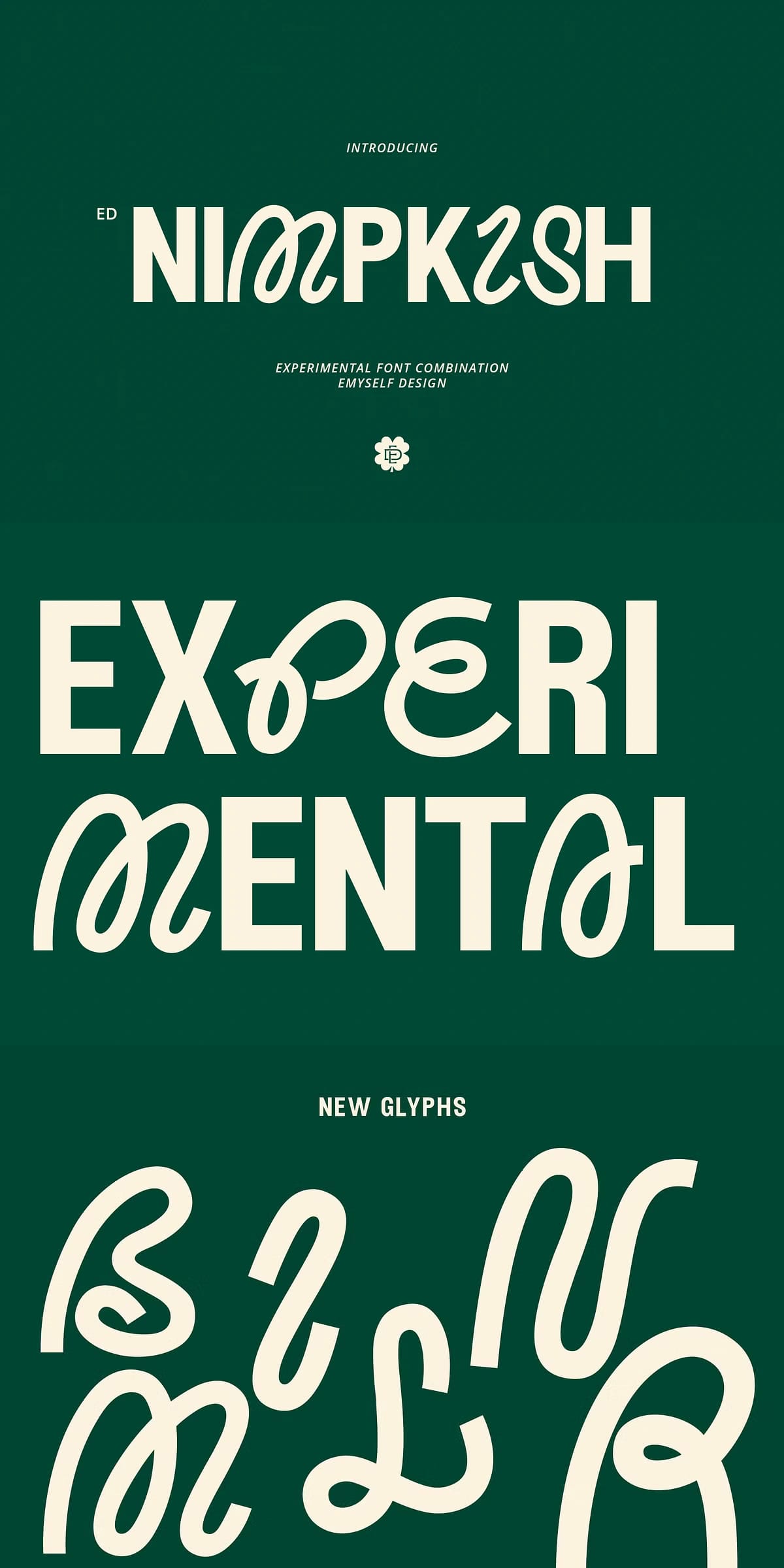 ED Nimpkish - Combination Typeface - Typesite