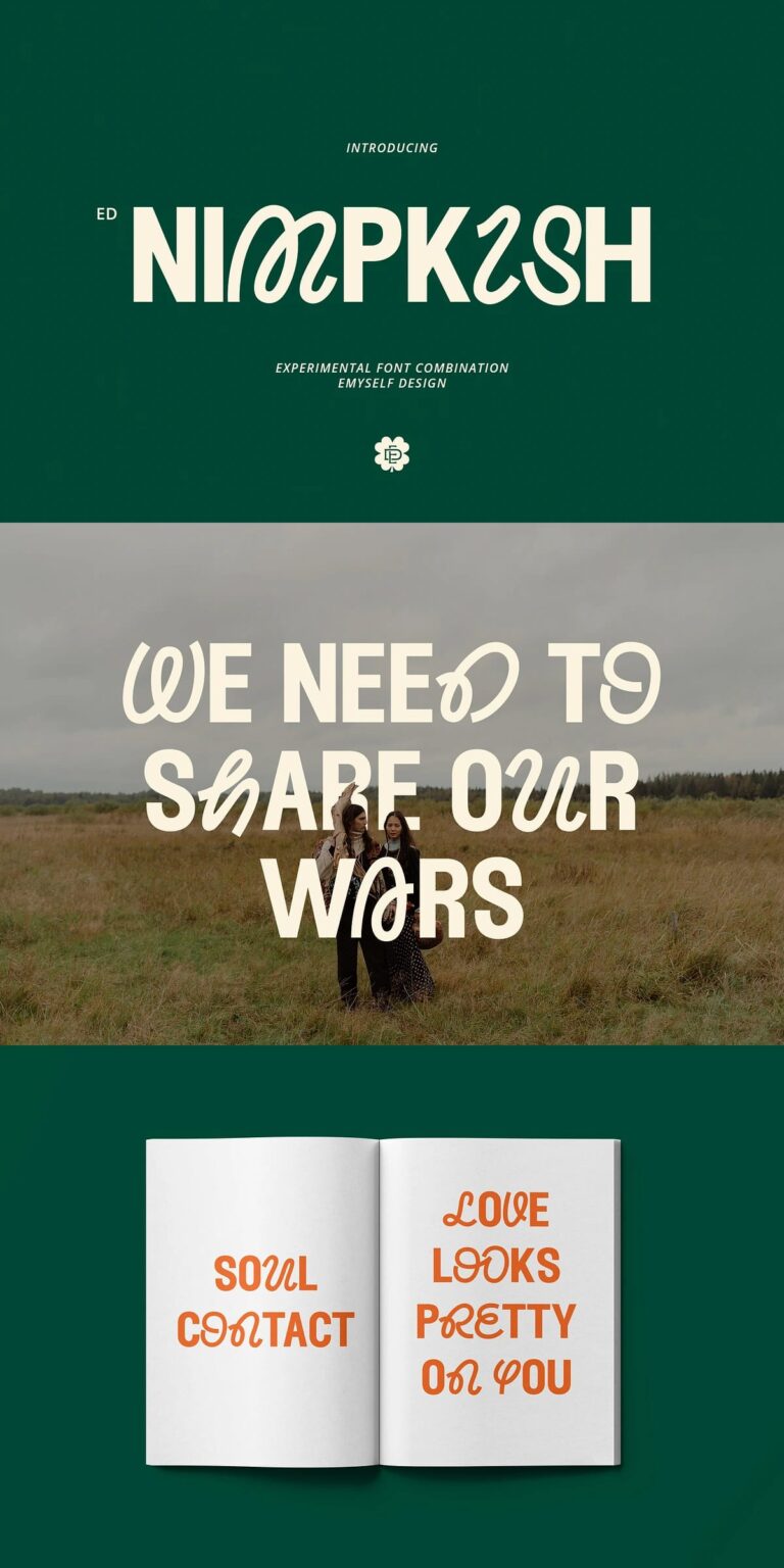 ED Nimpkish - Combination Typeface - Typesite