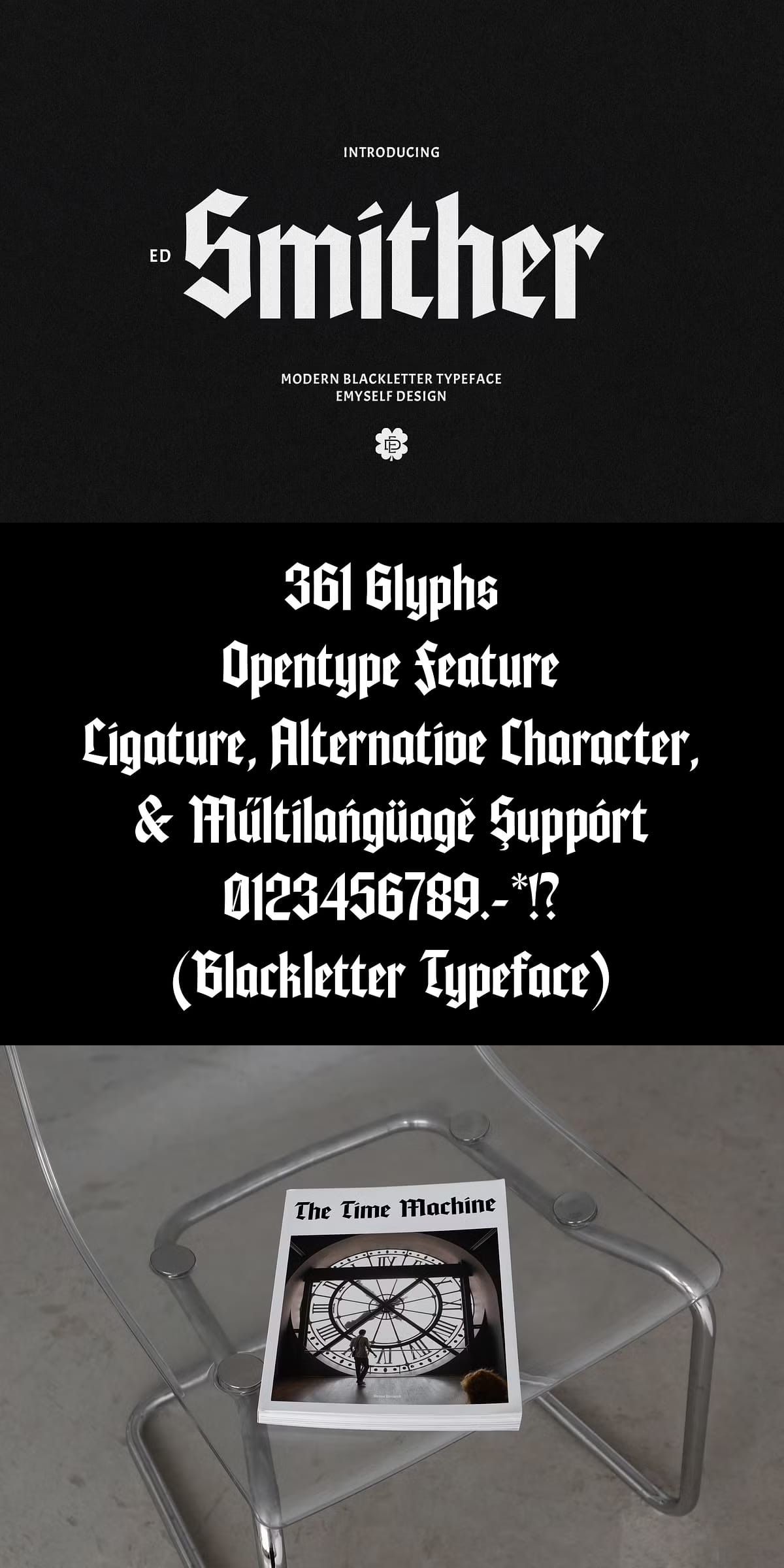 ED Smither - Blackletter typeface - Typesite