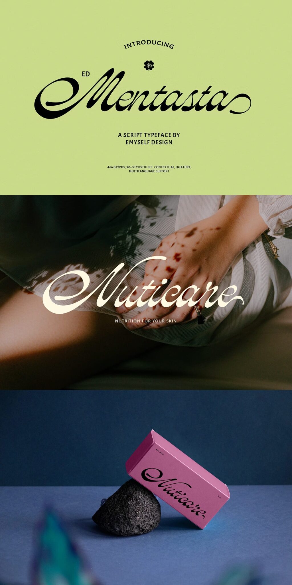 ED Mentasta - Script Typeface - Typesite