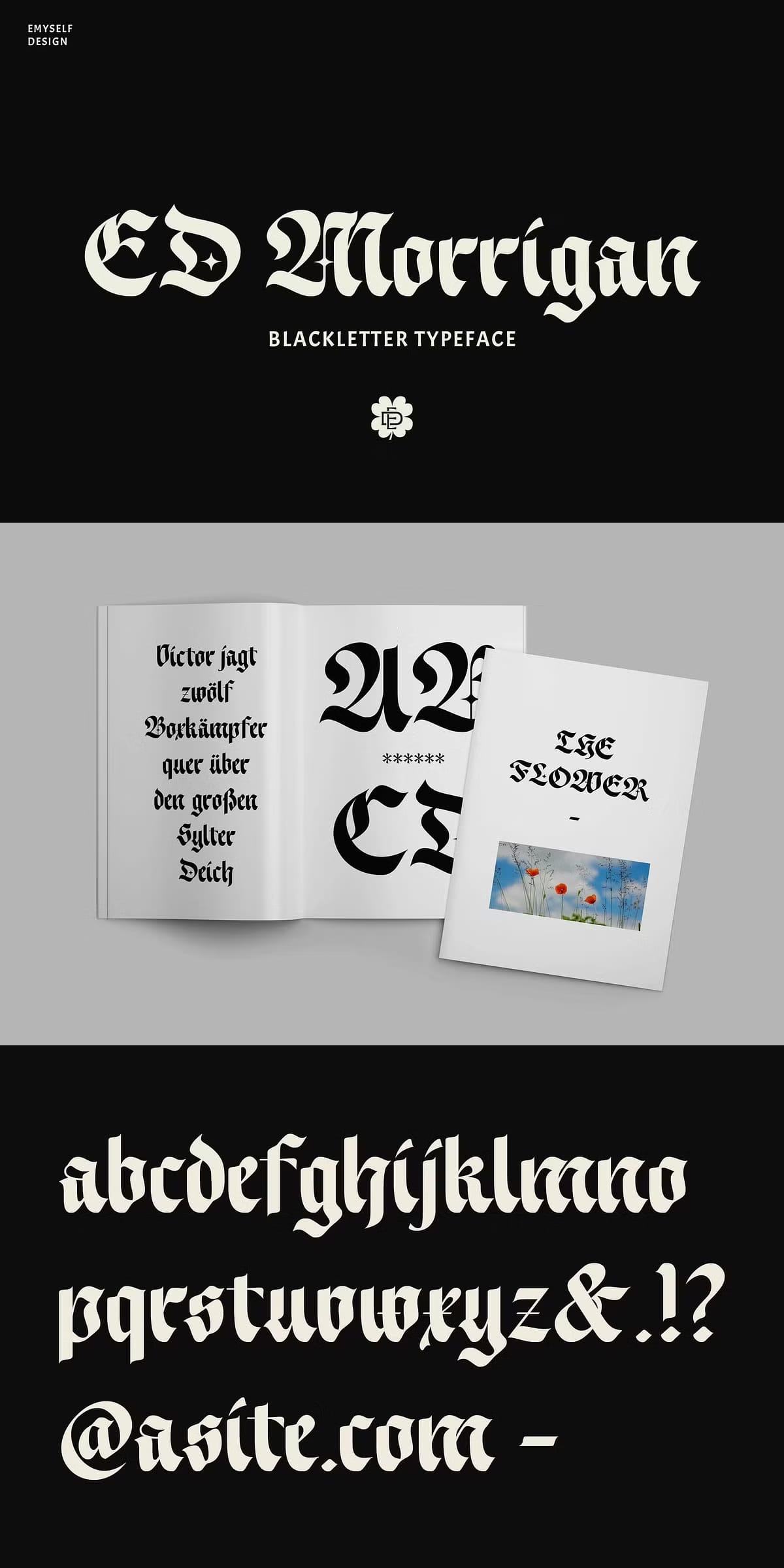 ED Morrigan Typeface - Typesite