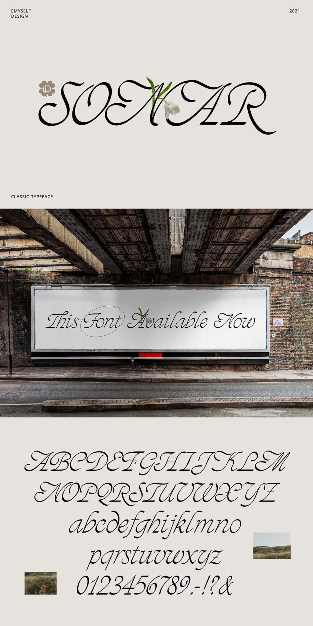 ED - Sonar Typeface - Typesite