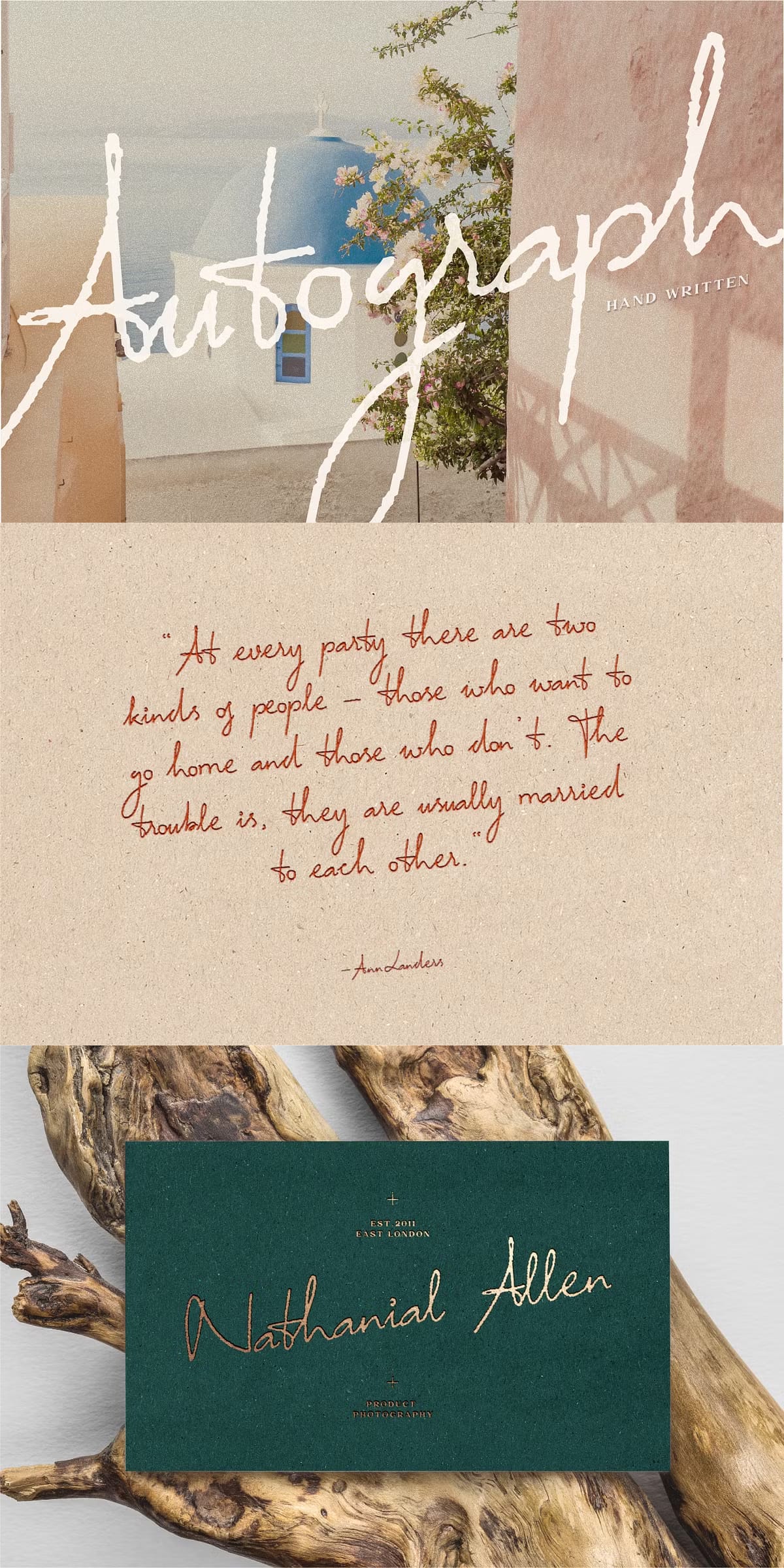 Autograph - Handwritten Font - Typesite