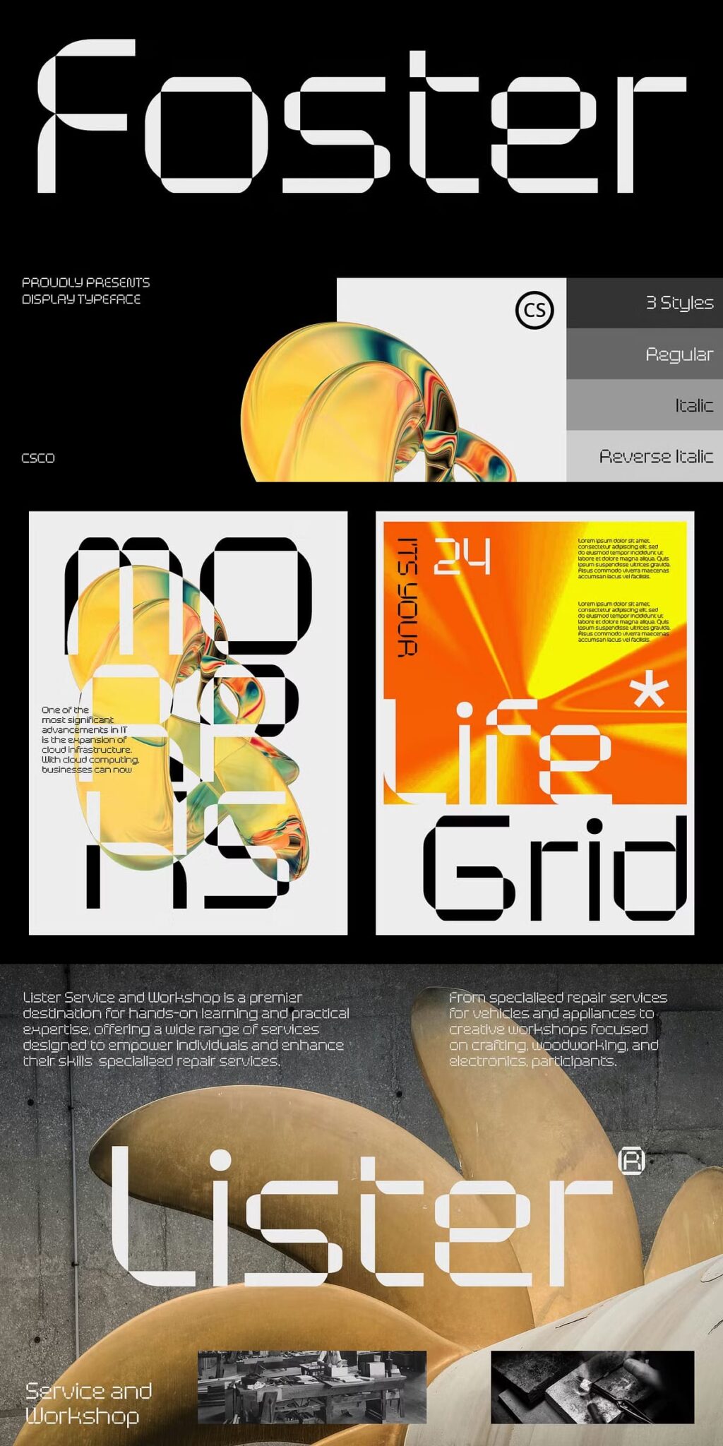 CS Foster – Pixel Font - Typesite