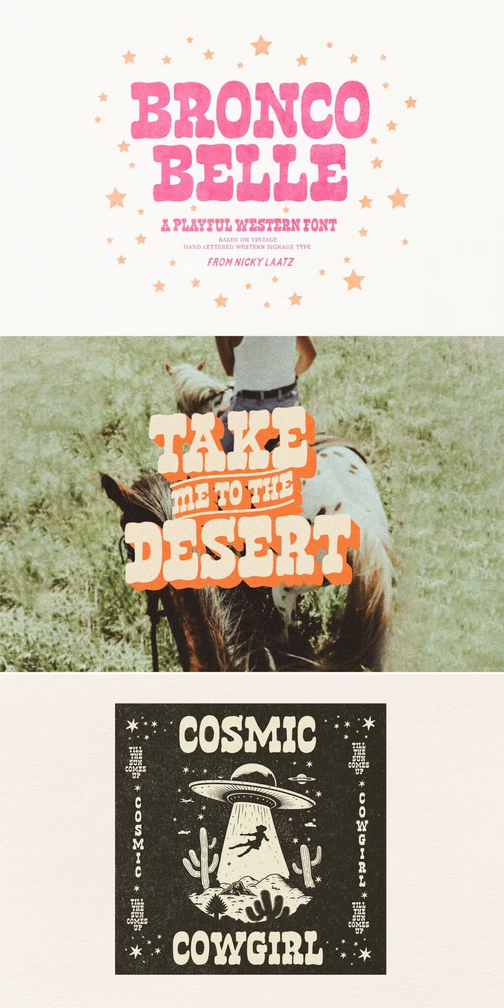 Bronco Belle Typeface - Typesite