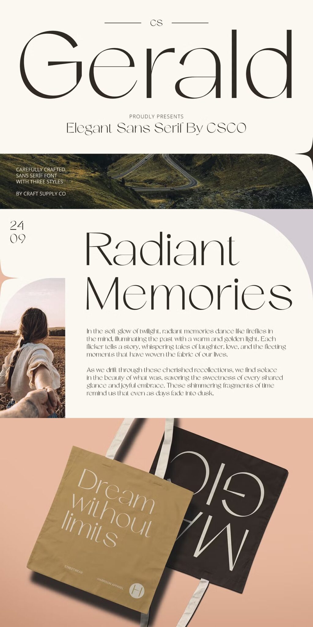 CS Gerald – Elegant Font - Typesite