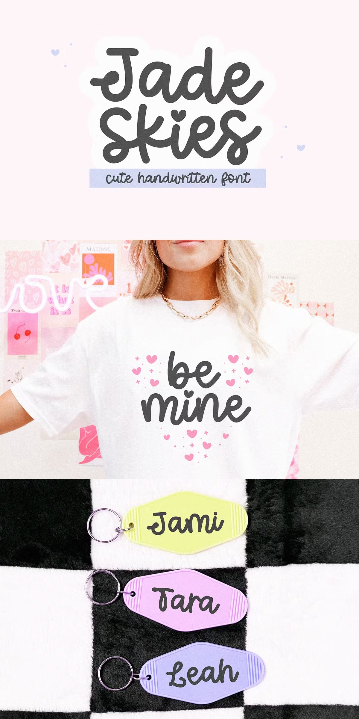 Jade Skies | Cute Script Font - Typesite